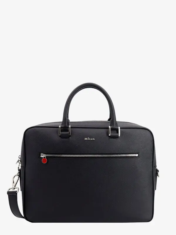 Kiton Leather Work Bag