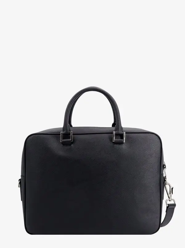 Kiton Leather Work Bag