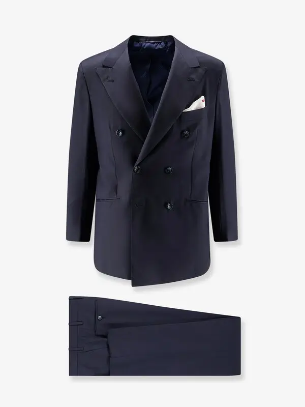 Kiton Doublebreasted Wool Suit