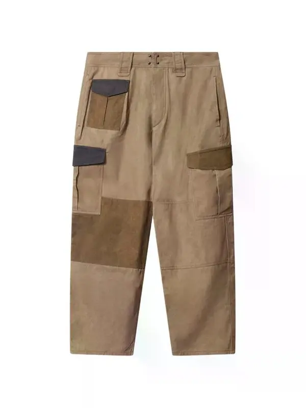 MARANT ETOILE Patchwork Cotton Cargo Pants