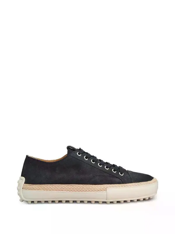 TOD'S Suede Espadrille Sneakers