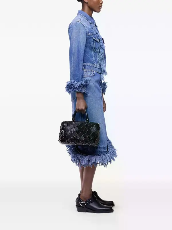Rabanne Fringe Detail Midi Skirt