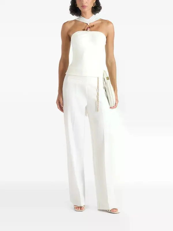 Manière De Voir Abigail Crop Top - White