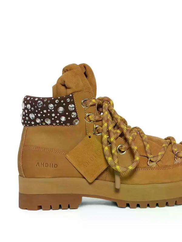 AHDIID Brooklyn Crystal-embellished Ankle Boots