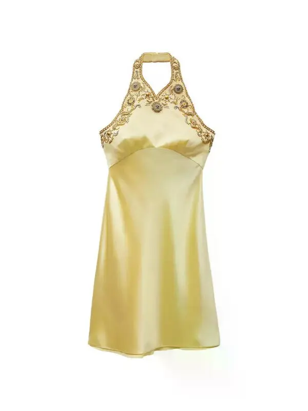 Versace Embellished Mini Dress