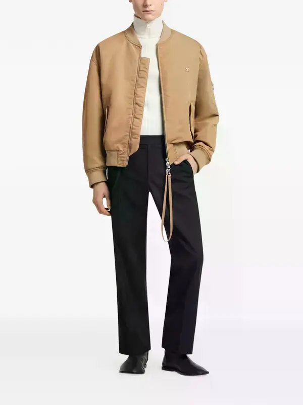 COURREGES Logo-embroidered Bomber Jacket