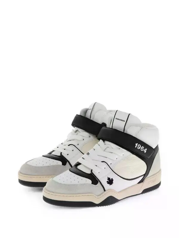Dsquared2 High Top Sneakers With Contrasting Elements