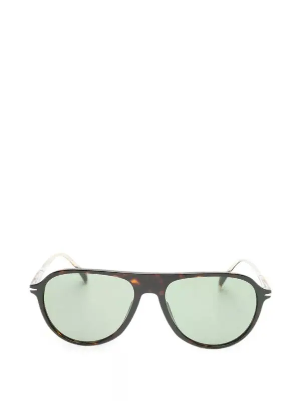 DB EYEWEAR BY DAVID BECKHAM Tortoiseshell-effect Rectangle-frame Sunglasses