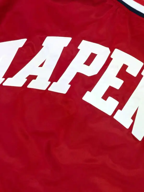 AAPE BY *A BATHING APE Moonface Patch Baseball Jacket