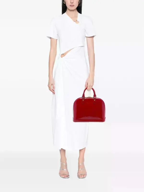 LOUIS VUITTON Monogram Vernis Alma Pm Handbag - Pink
