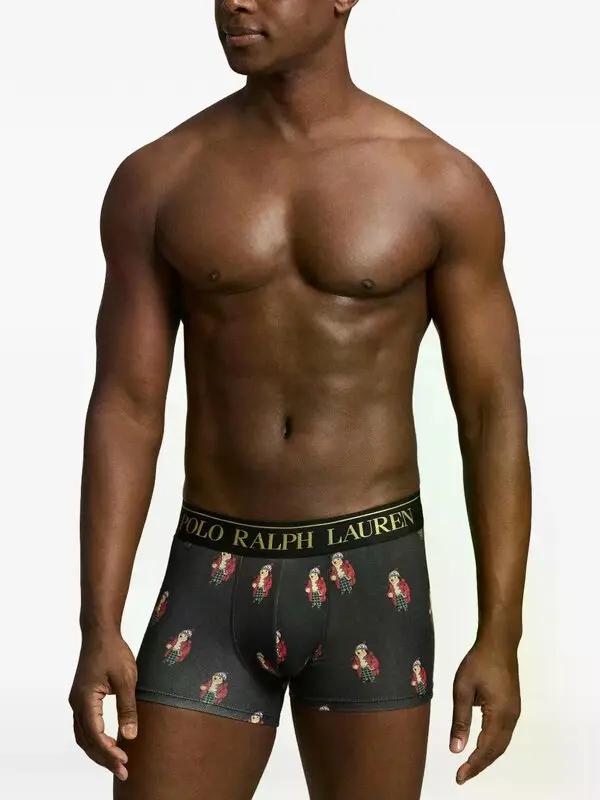 Polo Ralph Lauren Logo-waistband Polo Bear Trunks
