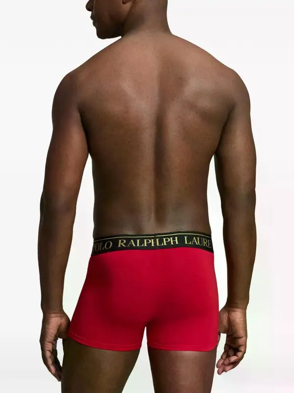 Polo Ralph Lauren Logo-waistband Polo Bear Trunks