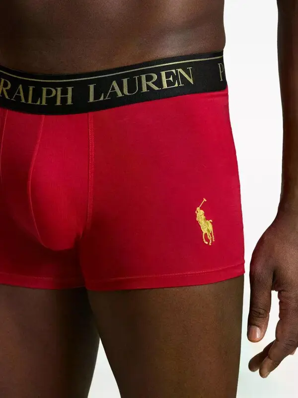 Polo Ralph Lauren Logo-waistband Polo Bear Trunks