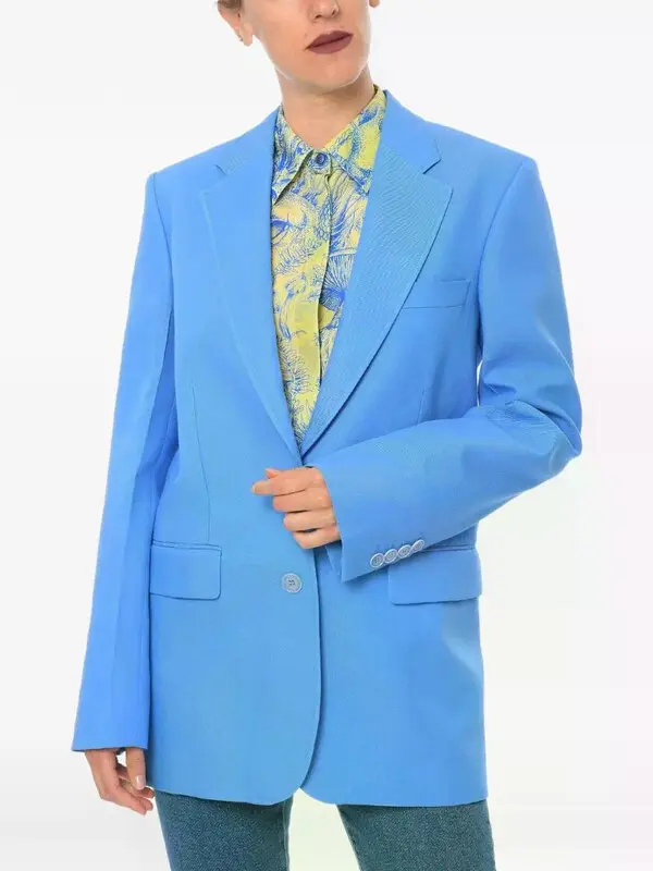 Stella McCartney Twill Blazer With Flap Pockets