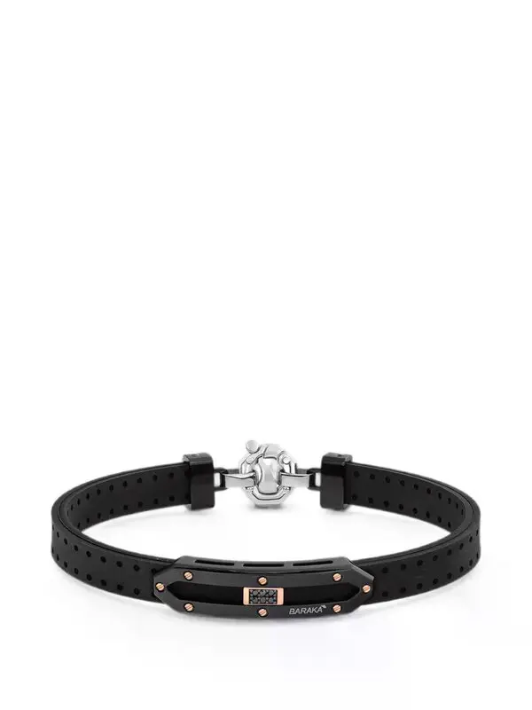 BARAKÀ Logo-engraved Bracelet With Screw Detailing