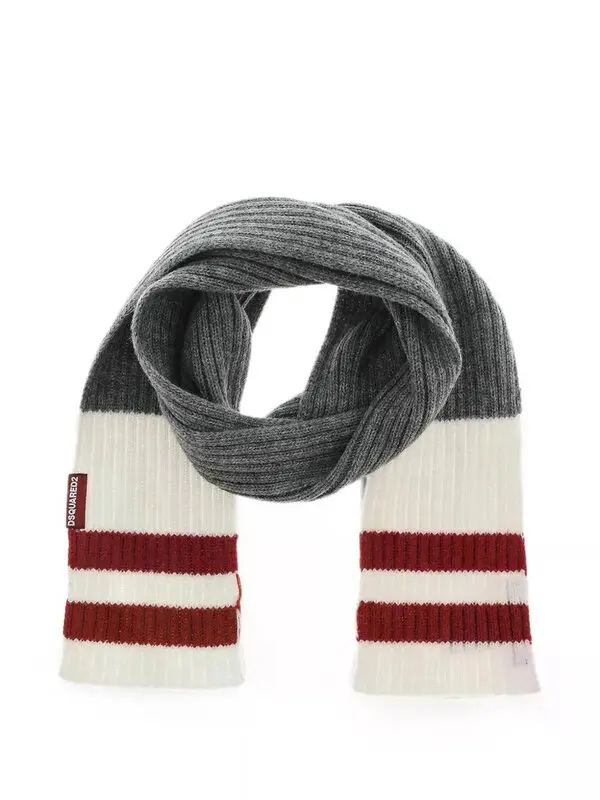 Dsquared2 Ribbed Striped Scarf