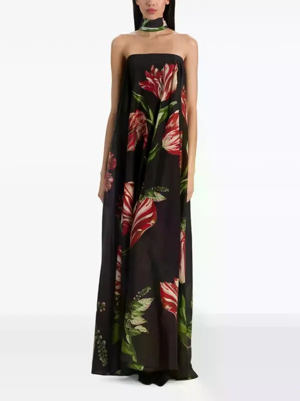Alice + Olivia Floral-print Maxi Dress