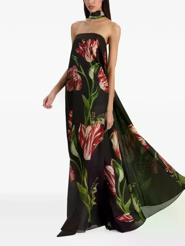 Alice + Olivia Floral-print Maxi Dress