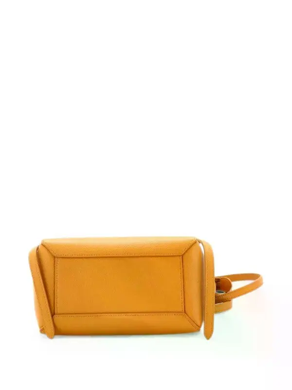 Celine Belt Bag Textured Leather Nano Shoulder Bag