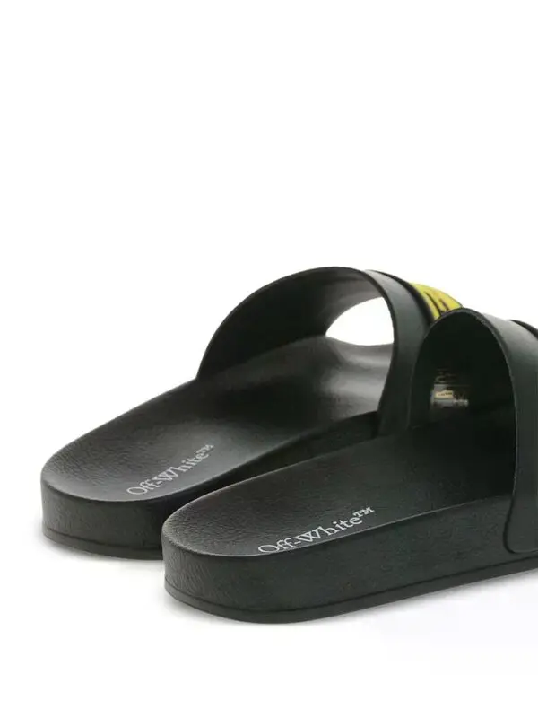 Off-White Industrial Logo-strap Slides