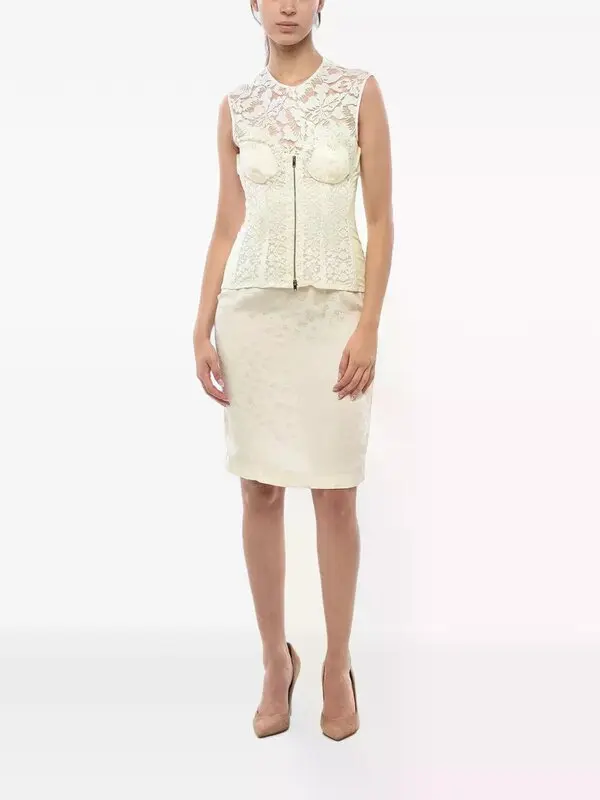 Stella McCartney Ellen Lace-overlay Corset Dress