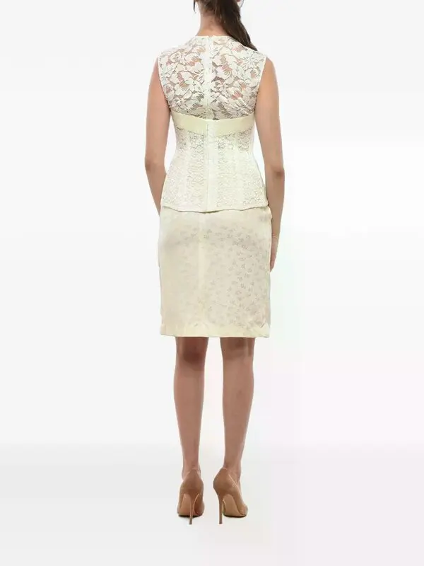 Stella McCartney Ellen Lace-overlay Corset Dress