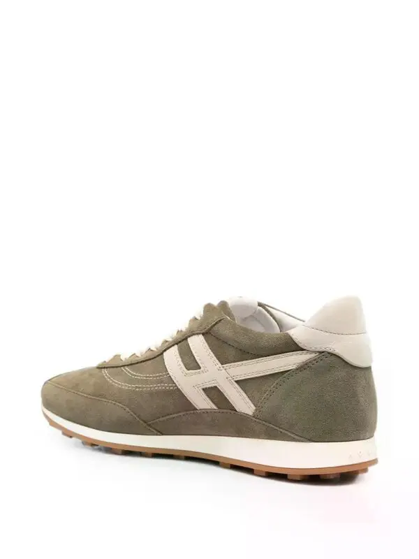 Hogan Panelled Suede Sneakers