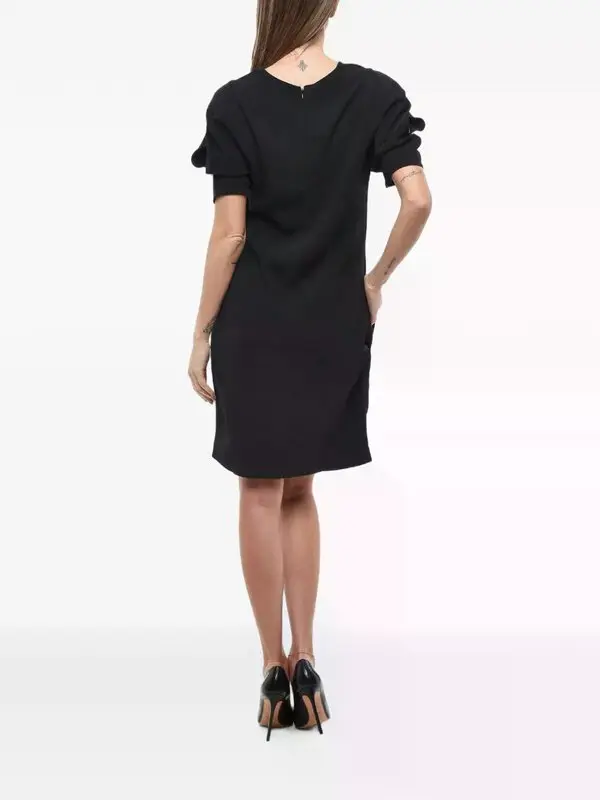 Stella McCartney Malia Cut-out Short Sleeve Dress - Black