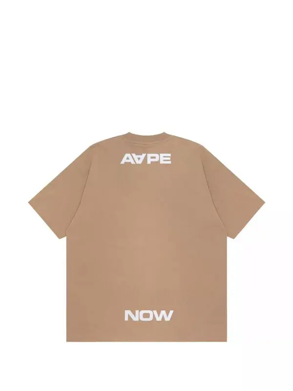 AAPE BY *A BATHING APE Moonface Logo-patch T-shirt