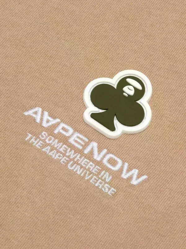AAPE BY *A BATHING APE Moonface Logo-patch T-shirt