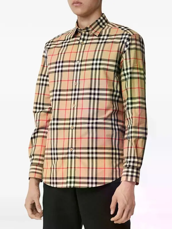 Burberry Check Long-sleeve Shirt