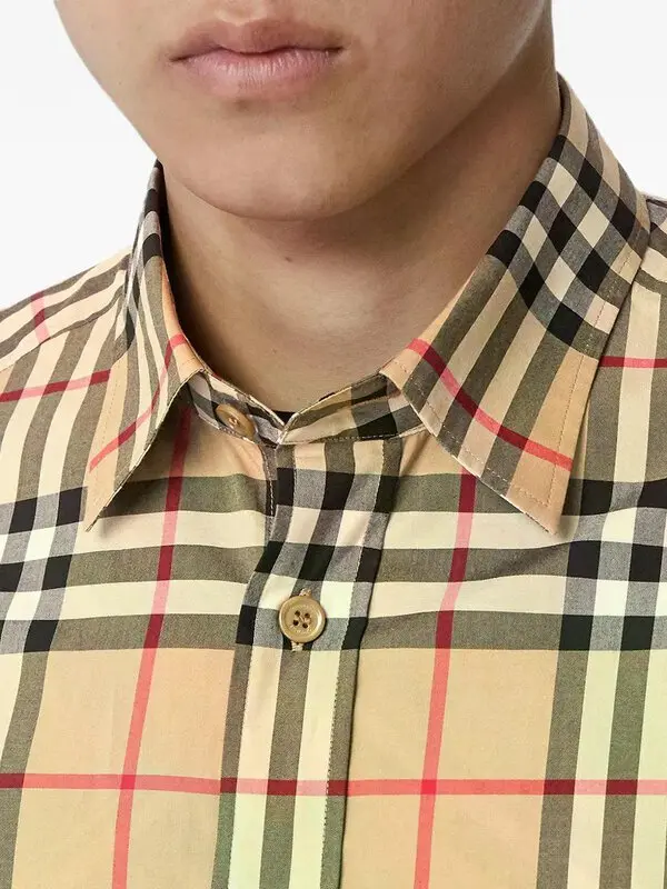 Burberry Check Long-sleeve Shirt