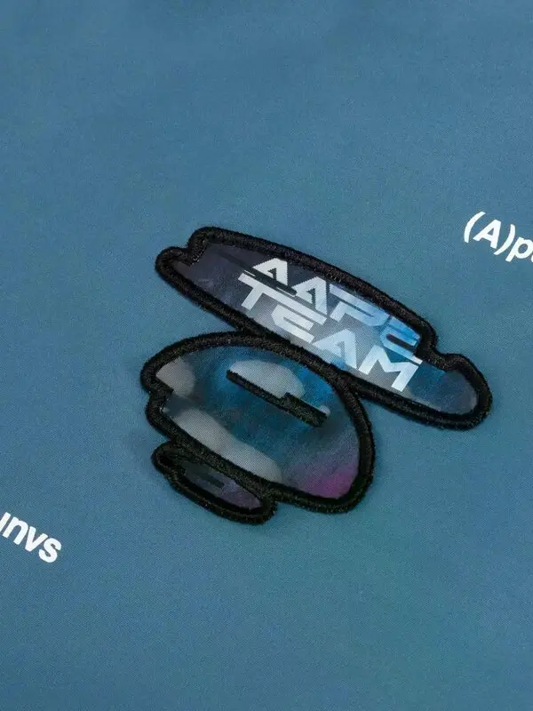 AAPE BY *A BATHING APE Moonface Graphic Coach Jacket