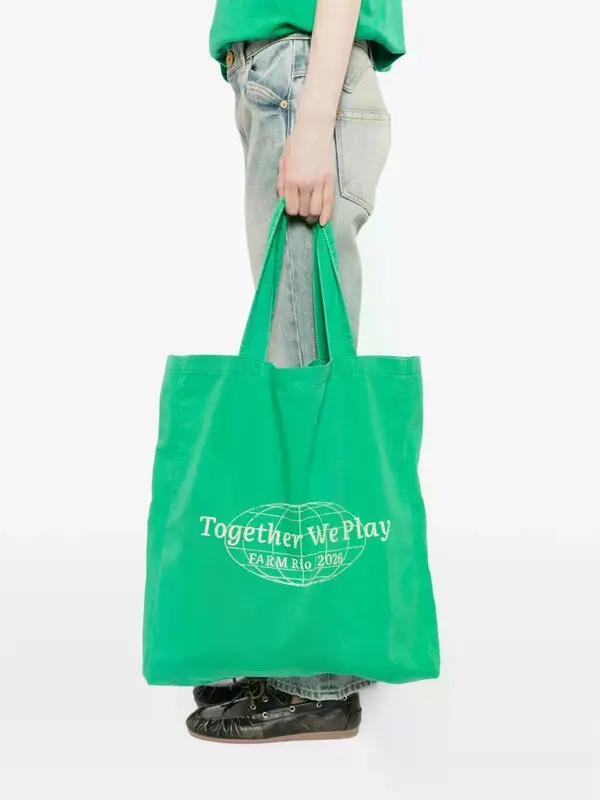 Farm Rio Together We Play Tote Bag