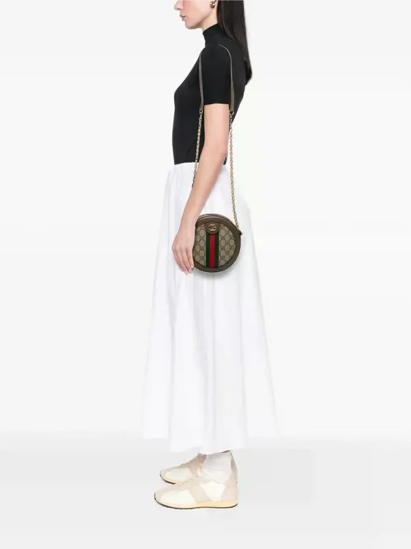 Gucci Ophidia Round Crossbody Bag - Neutrals