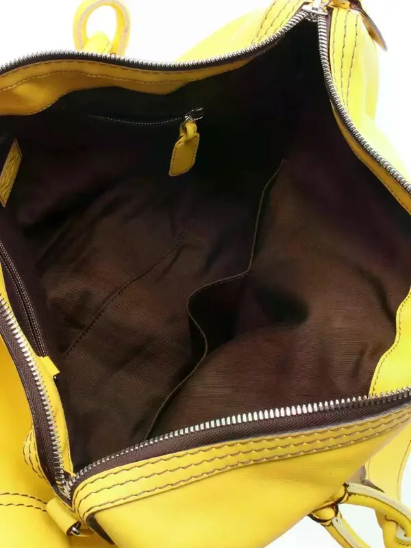 Loewe Leather Fiesta Satchel - Yellow