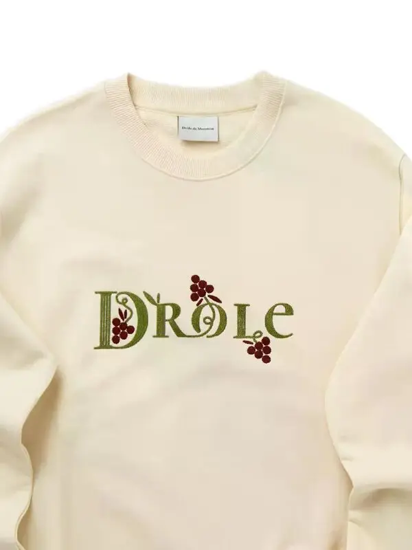 Drole De Monsieur Heritage Crew Neck Sweatshirt