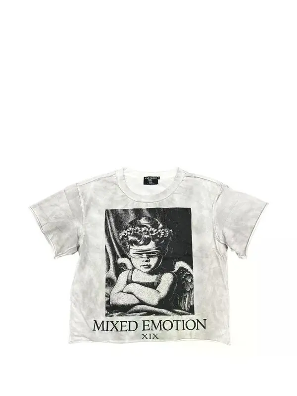 Mixed Emotion Xix Graphic-print Oversized T-shirt