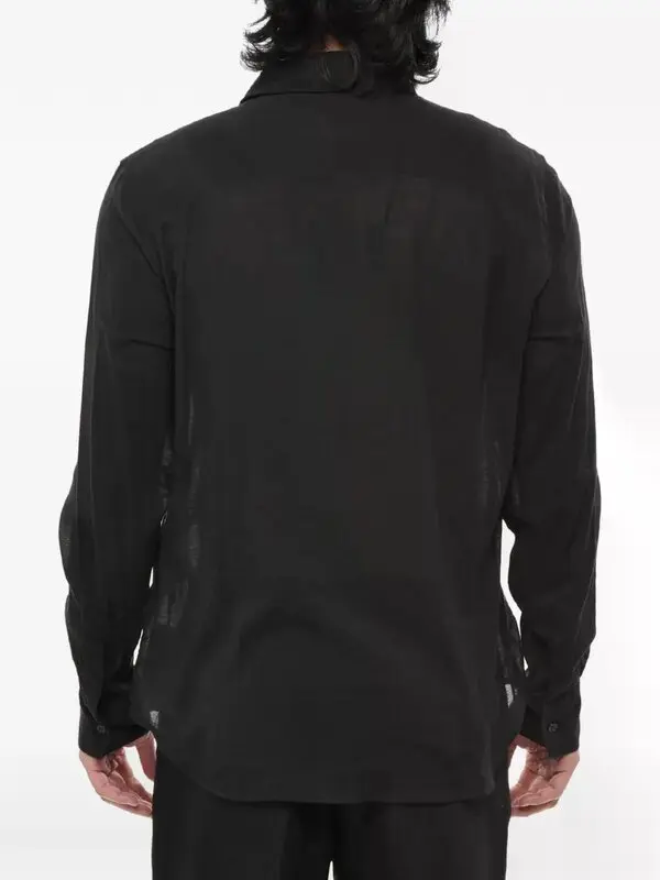 Off-White French-collar Jersey Shirt