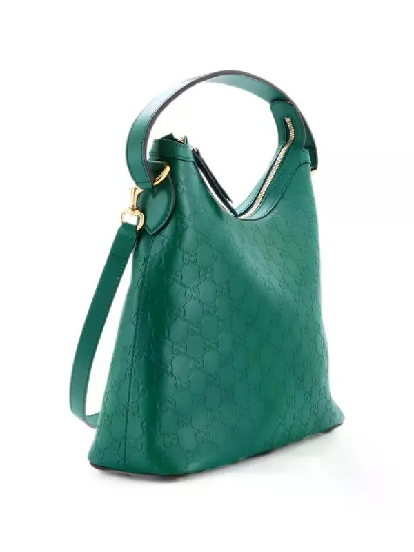 Gucci Linea A Guccissima Leather Hobo Bag