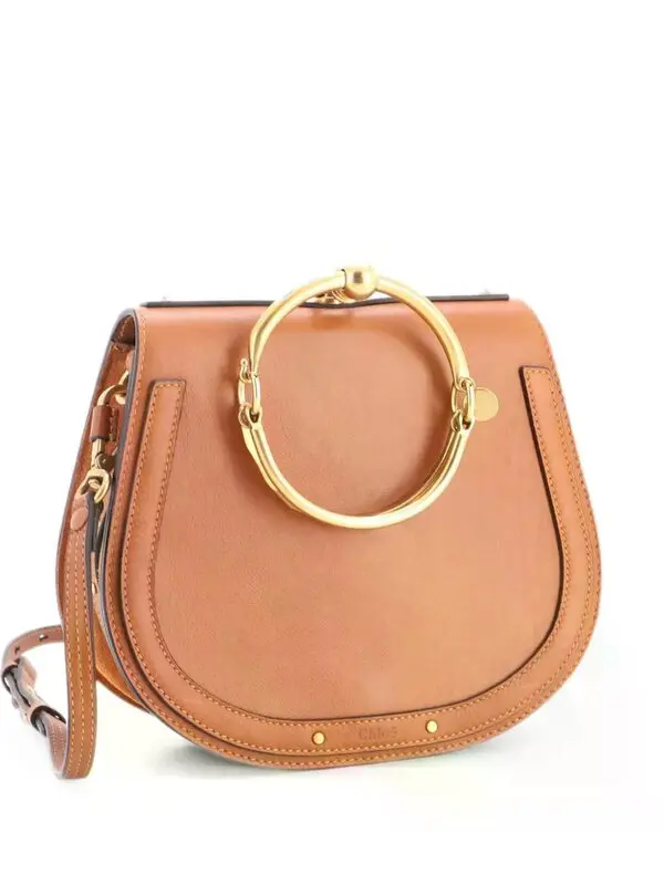Chloé Nile Leather Medium Crossbody Bag - Brown