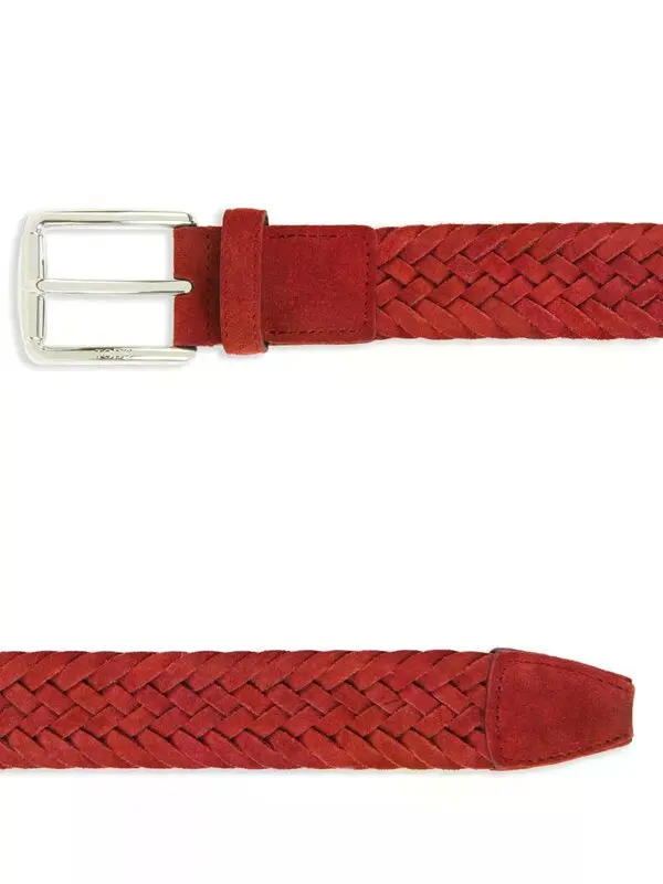 TOD'S Suede Braided Belt