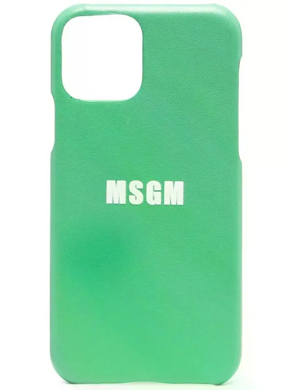 MSGM Logo-print Iphone 11 Pro Case - Green