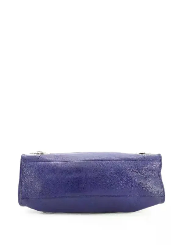 Balenciaga Classic Metallic Edge Leather Satchel Bag