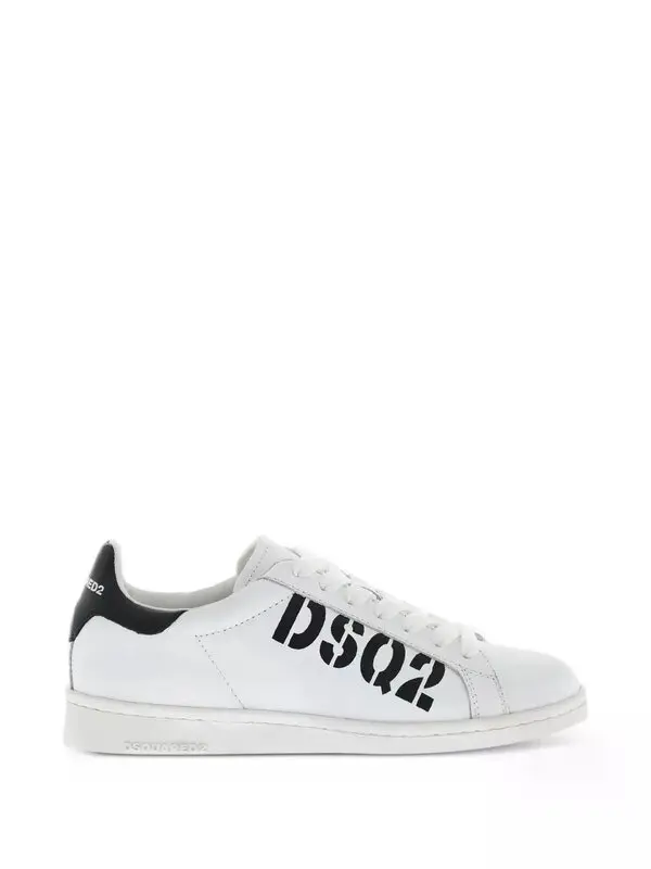 Dsquared2 Boxer Logo-print Leather Sneakers