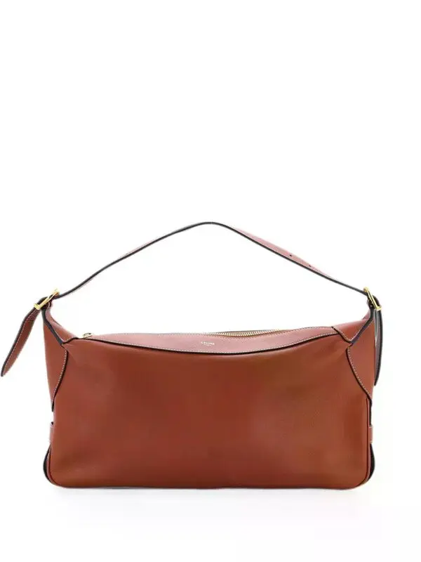Celine Romy Shoulder Bag Leather Medium Hobo Bag - Brown