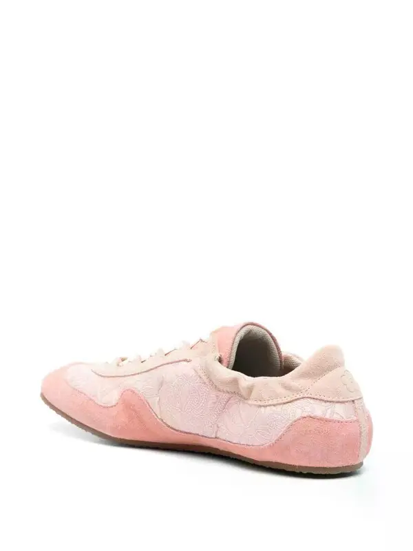 Cecilie Bahnsen Blaise Sneakers With Bow Detailing - Pink