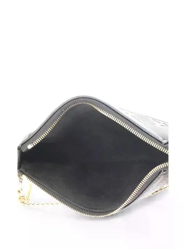 LOUIS VUITTON Pochette Accessoires Bicolor Monogram Empreinte Giant Mini Clutch Bag