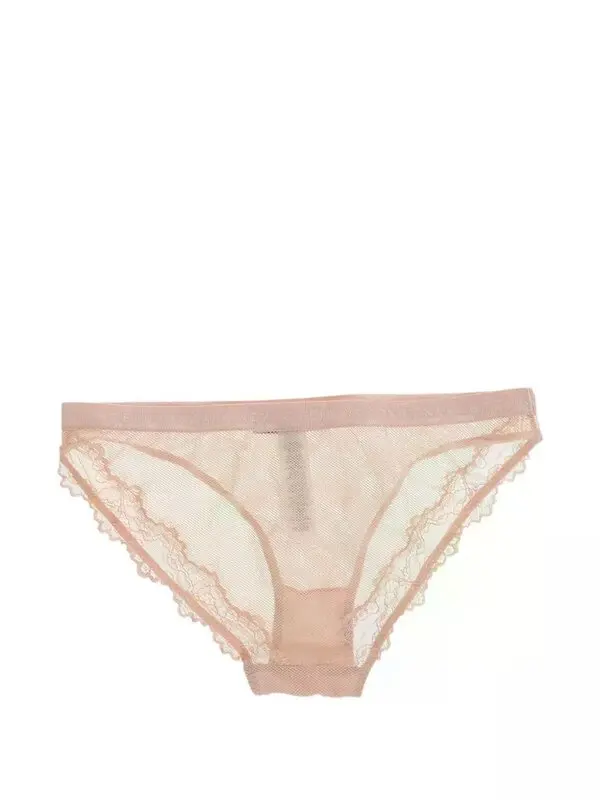Stella McCartney Lace-trim Mesh Briefs
