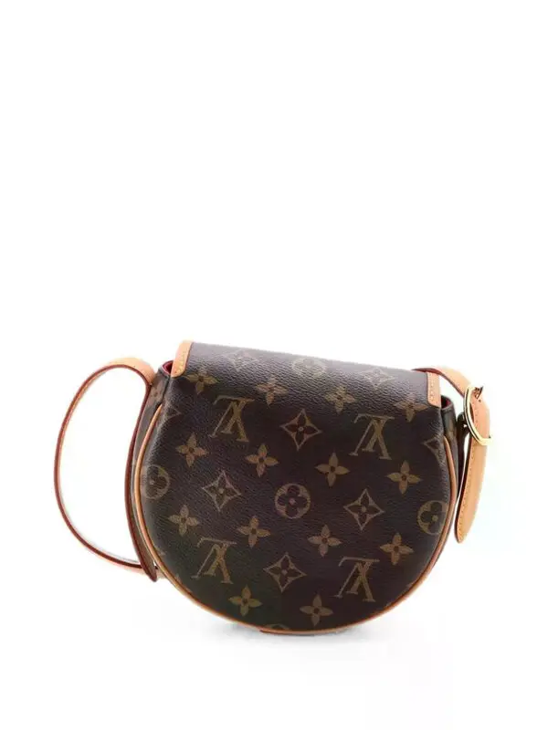 LOUIS VUITTON Tambourin Nm Handbag Monogram Canvas Crossbody Bag - Brown